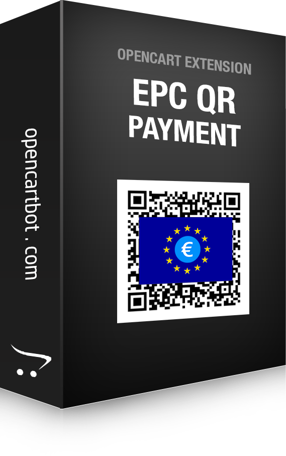 Payment by EPC QR code (SEPA) for OpenCart