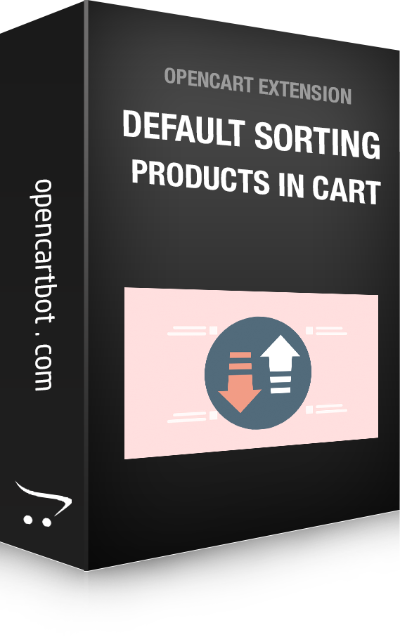 Sort Cart - Sorting products in the cart on OpenCart