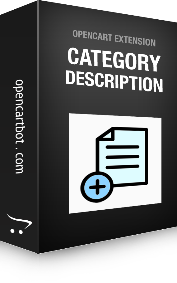 Category Additional Description for OpenCart 3
